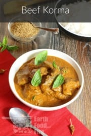 Simple From Scratch Beef Korma Recipe - Earth, Food, and Fire