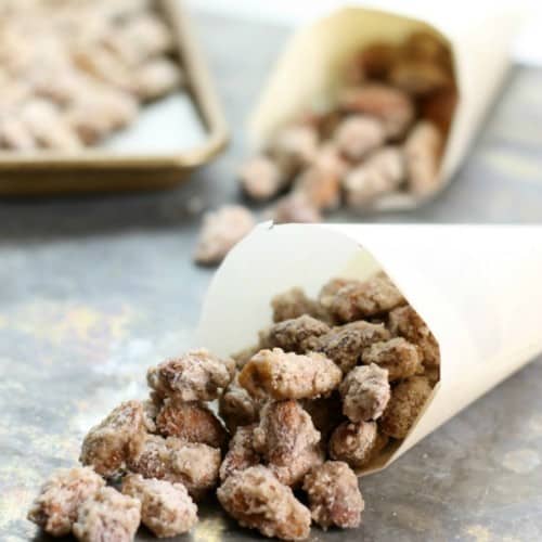 German Sugar Candied Almonds (Gebrannte Mandeln) - Earth, Food, and Fire