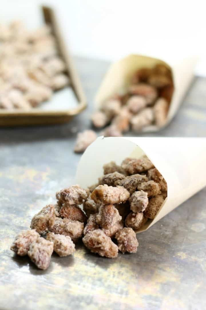 German Sugar Candied Almonds (Gebrannte Mandeln) - Earth, Food, and Fire