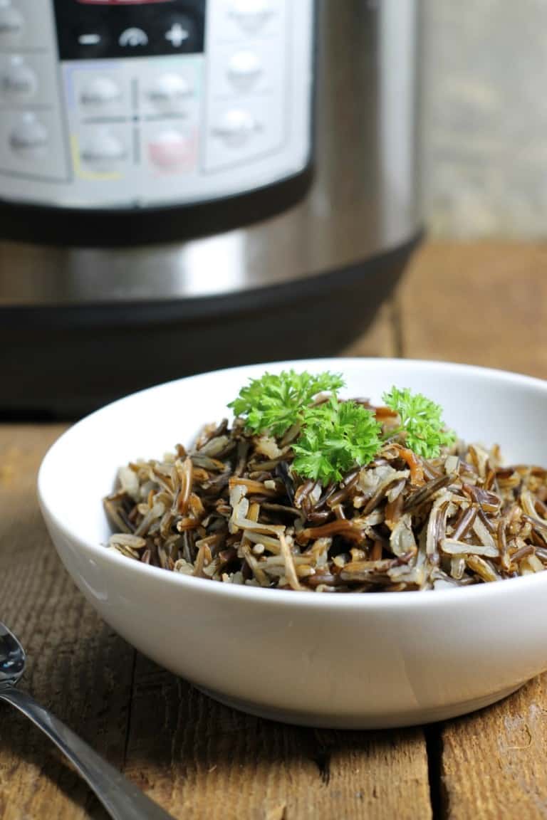 Instant Pot Wild Rice - Earth, Food, and Fire