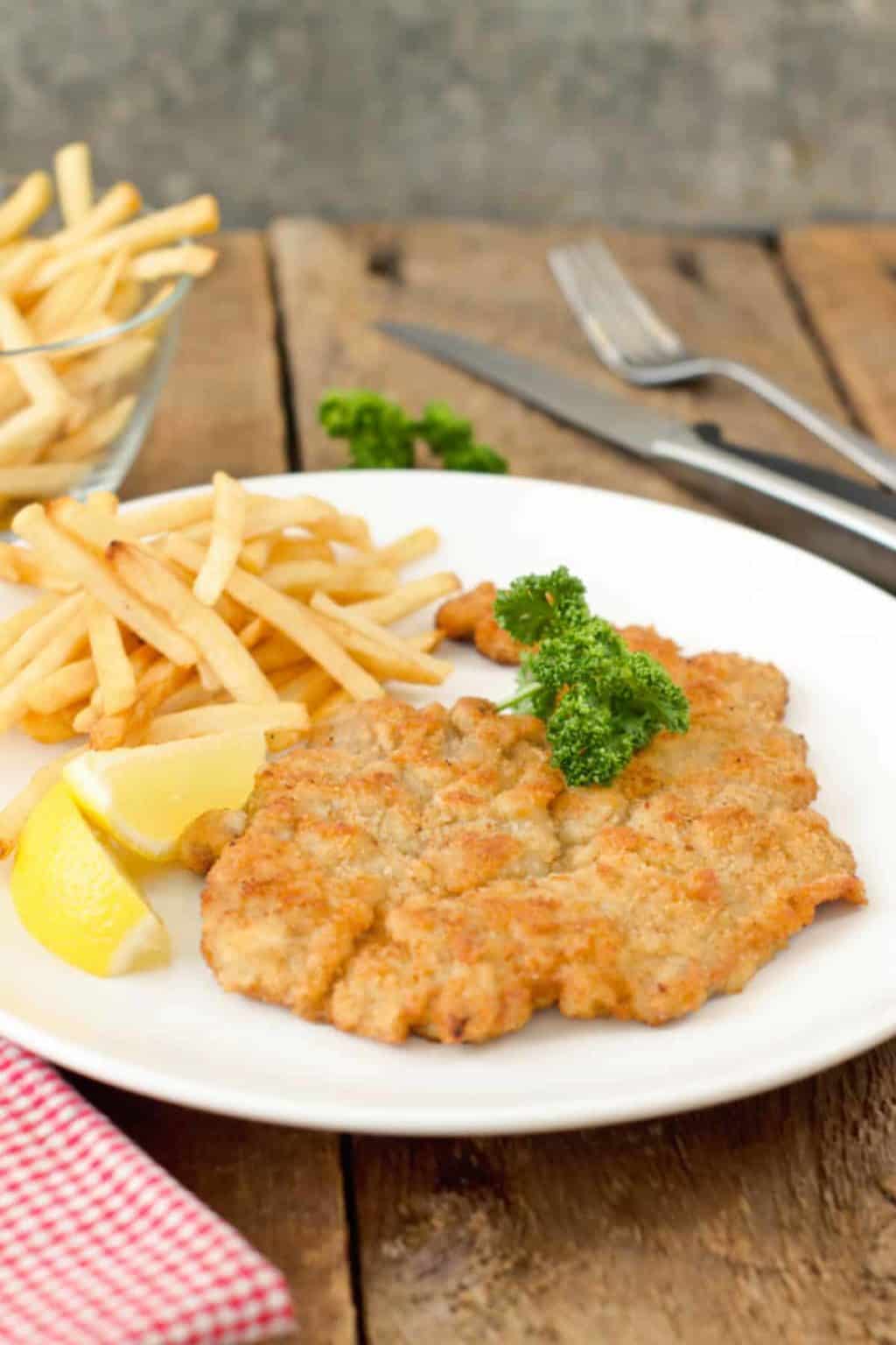 German Schnitzel - Pork (Schweine Schnitzel) - Earth, Food, and Fire