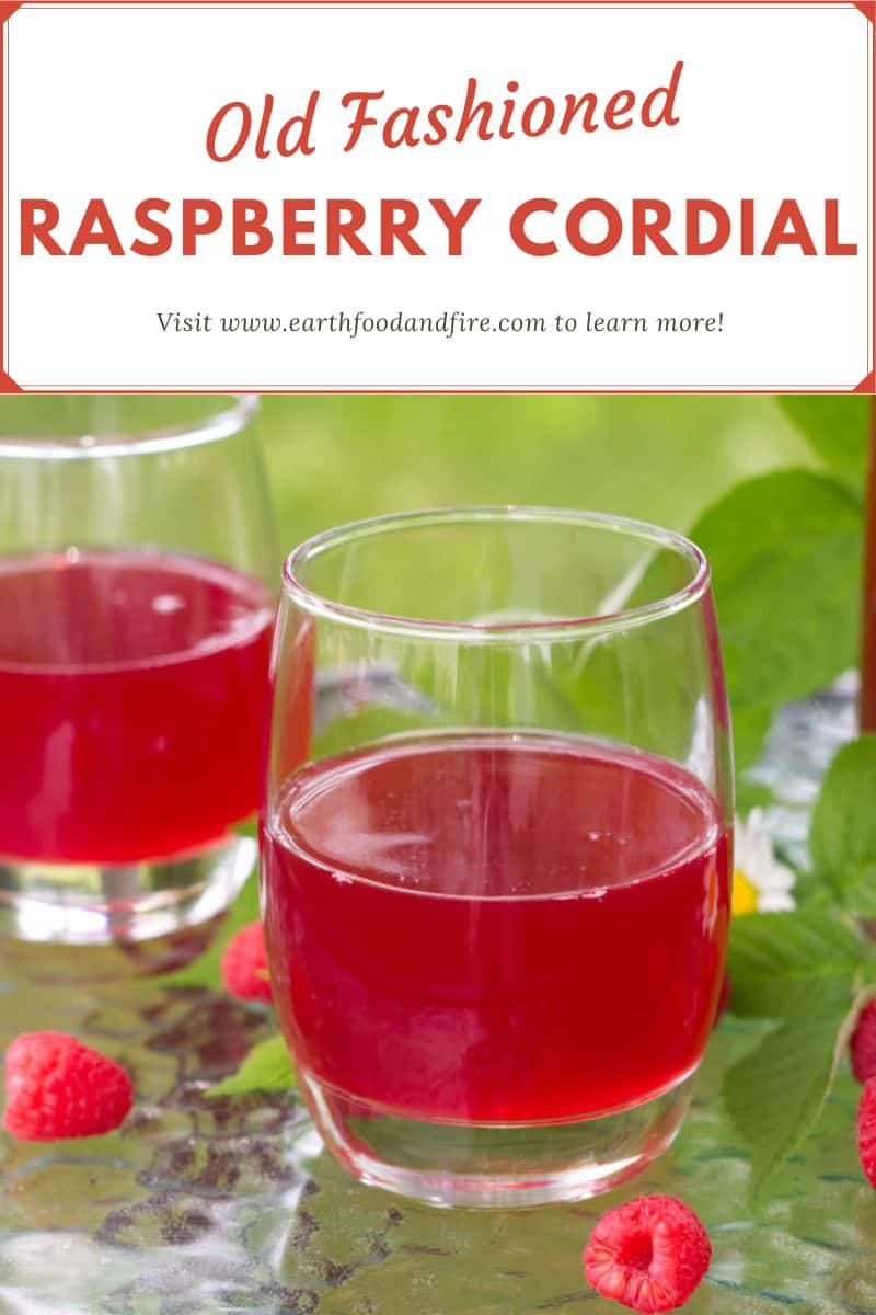 Raspberry Cordial - Earth, Food, and Fire