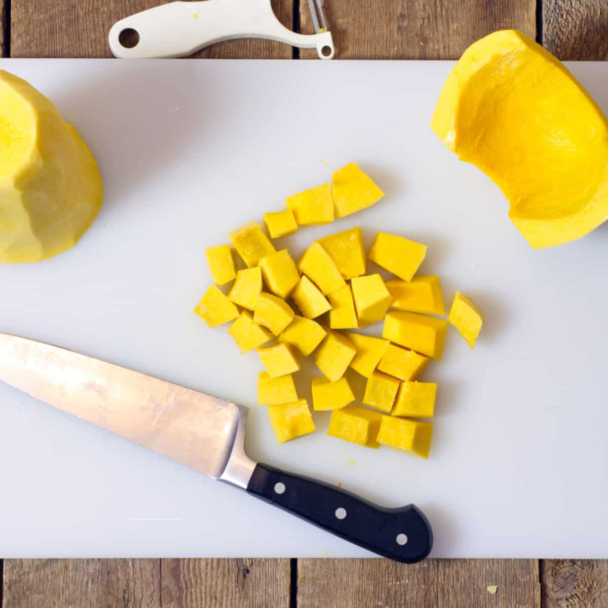 How To Cut & Peel Butternut Squash - Earth, Food, and Fire